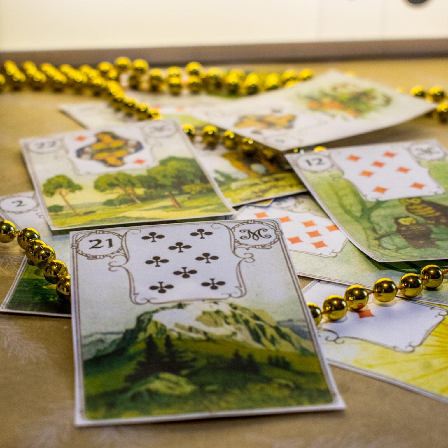 Lenormand Reading Cross Spread - Tarot Guiding